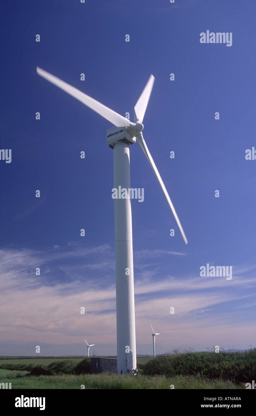Cornwall Wind Turbine Stock Photo - Alamy