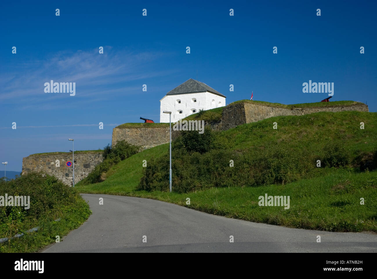 Kristiansten fort in Trondheim Stock Photo - Alamy
