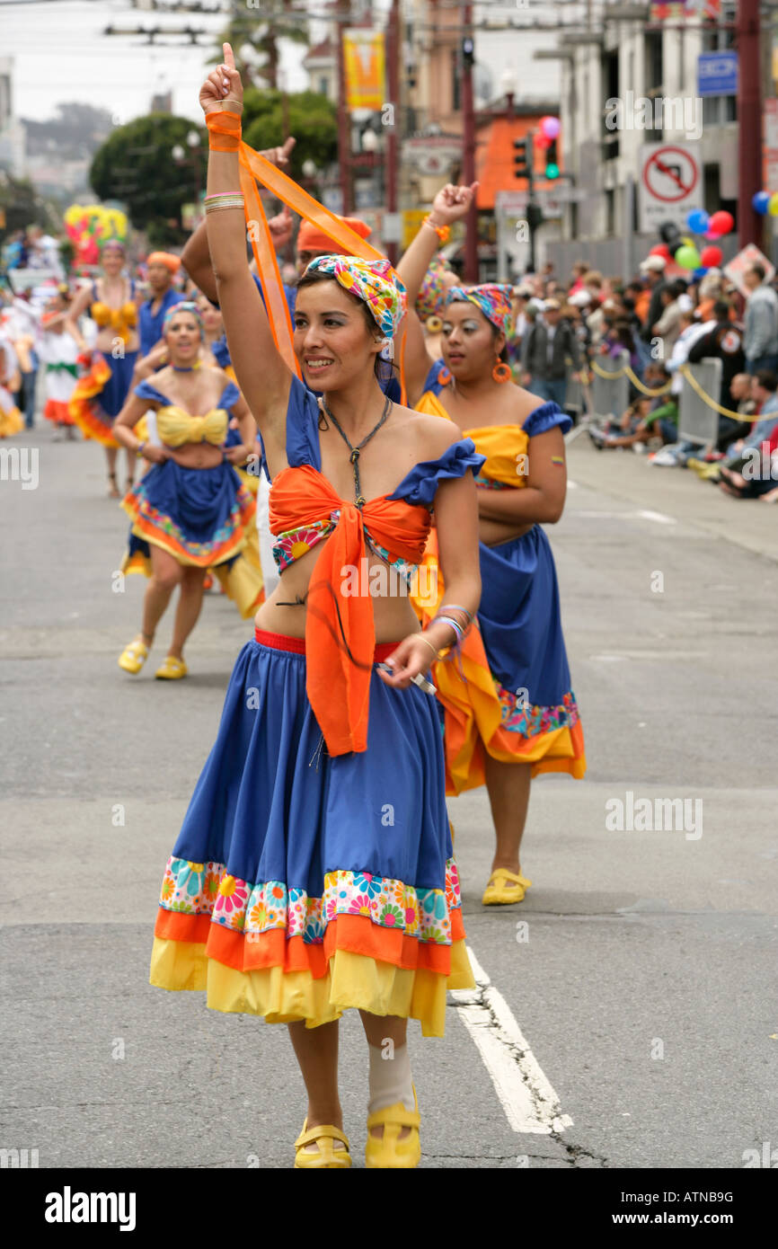 Carnaval Parade in San Francisco, California, USA Stock Photo - Alamy