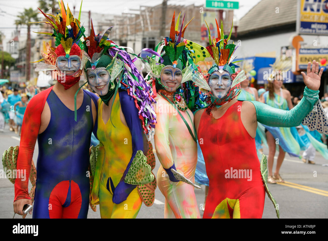 Carnaval Parade in San Francisco, California, USA Stock Photo - Alamy