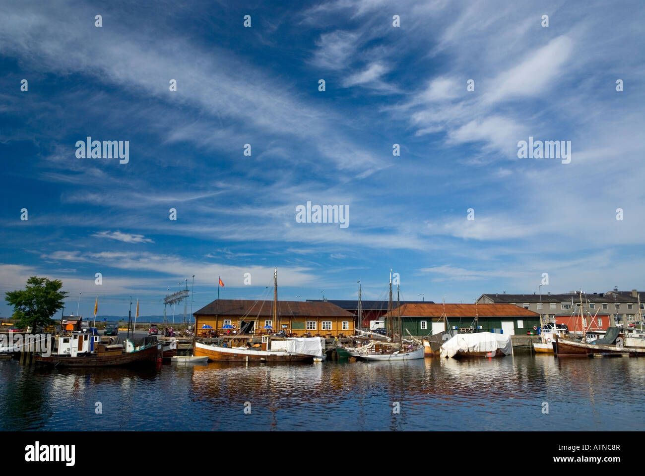 Trondheim inner channel called Kanalhavna Stock Photo - Alamy