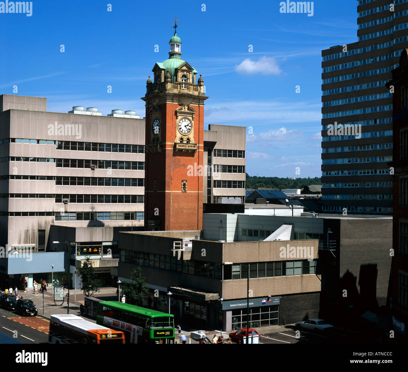 Victoria Centre Nottingham Clock Tower Stock Photo - Alamy