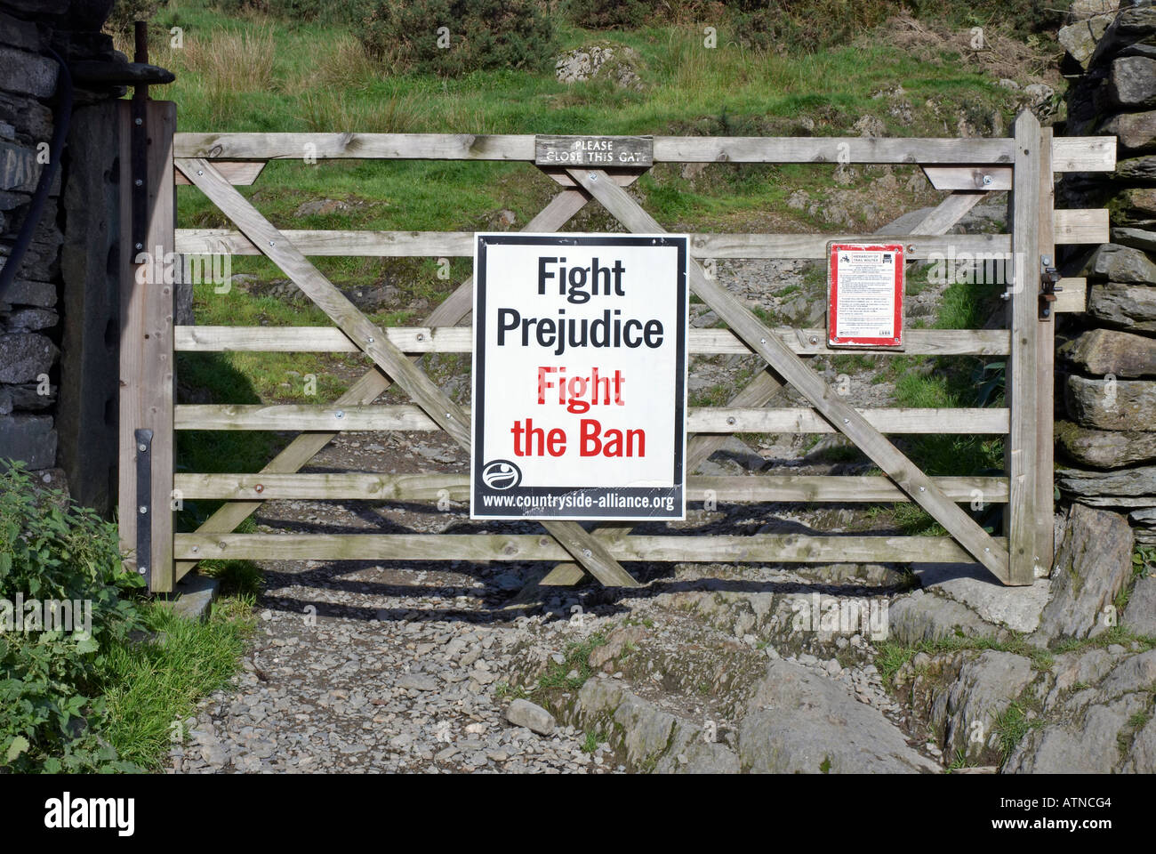 Countryside Alliance Campaign Poster Stock Photo - Alamy