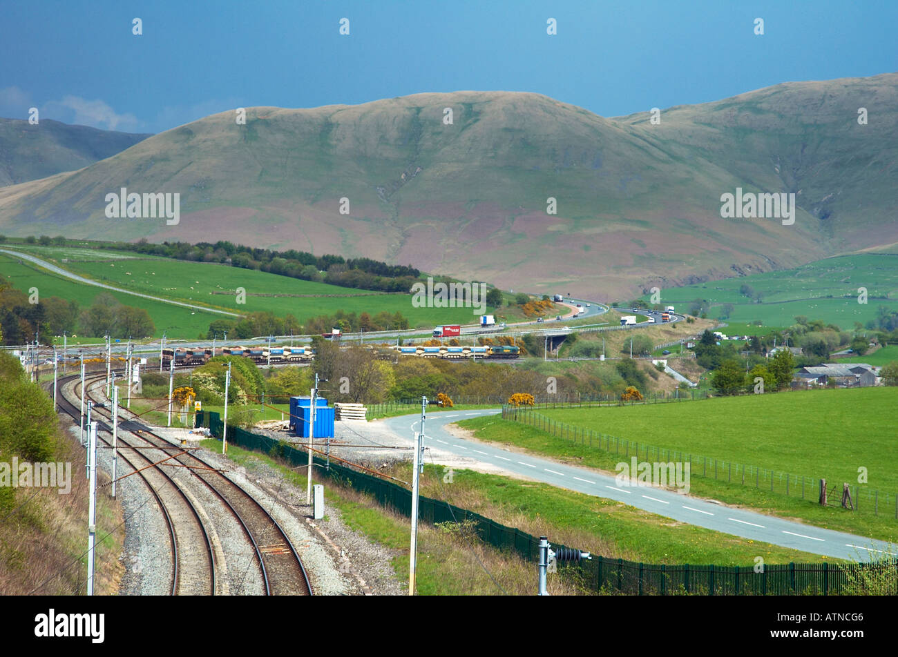 Road and Rail Stock Photo - Alamy
