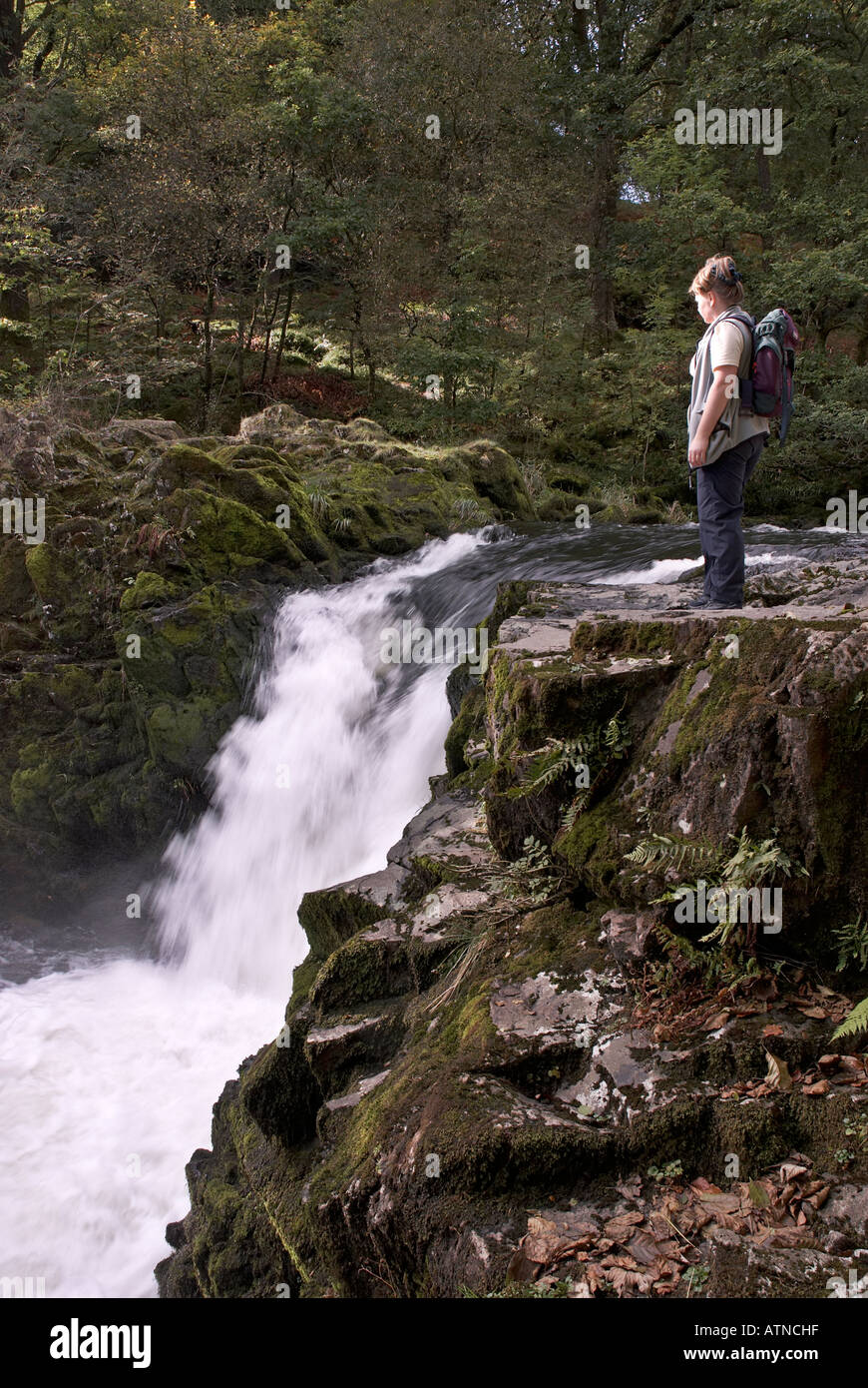 Skelwith force waterfall hi-res stock photography and images - Alamy