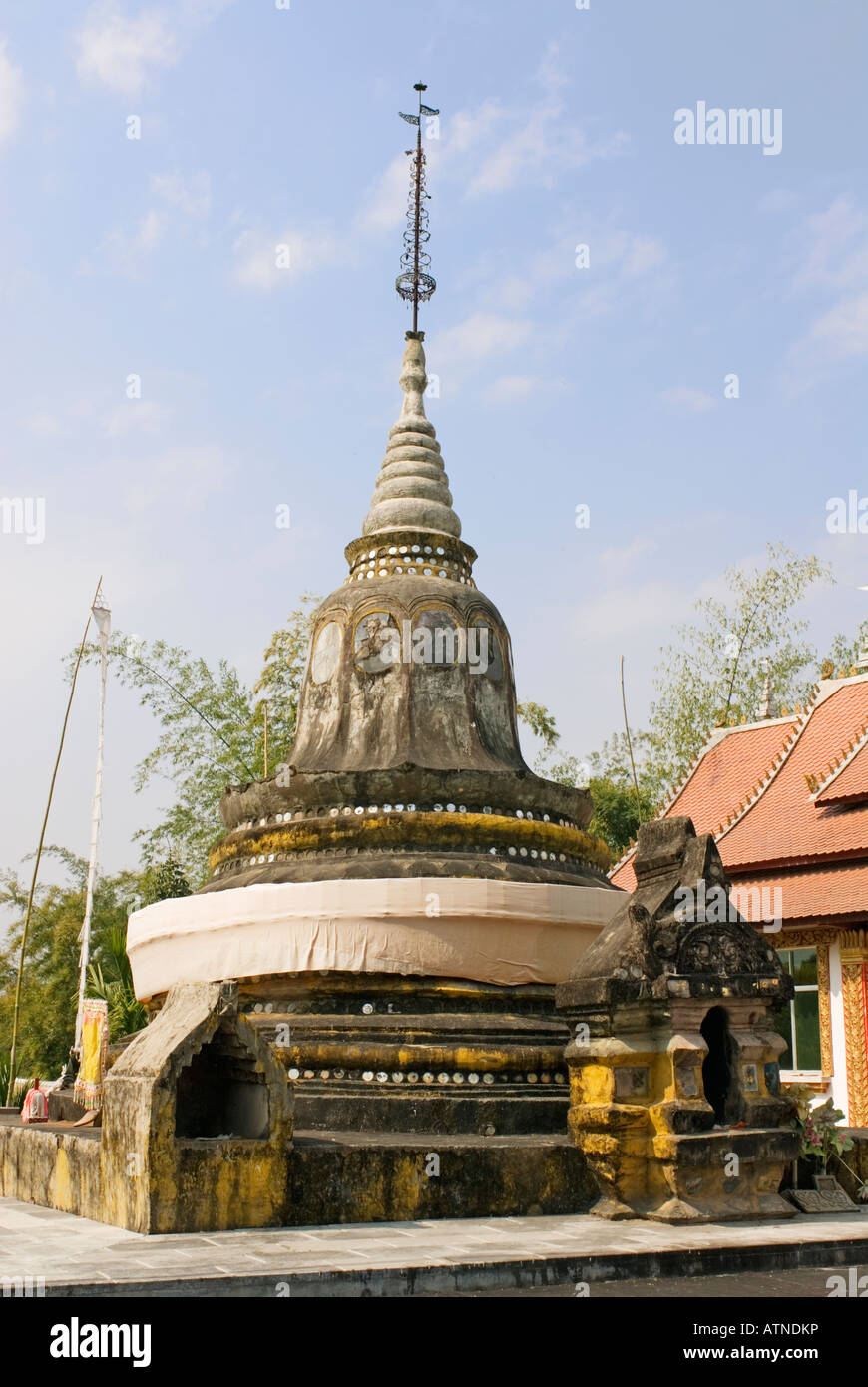 Buddhist Temple At Mengle Culture Garden, Xishuangbanna, Jinghong ...