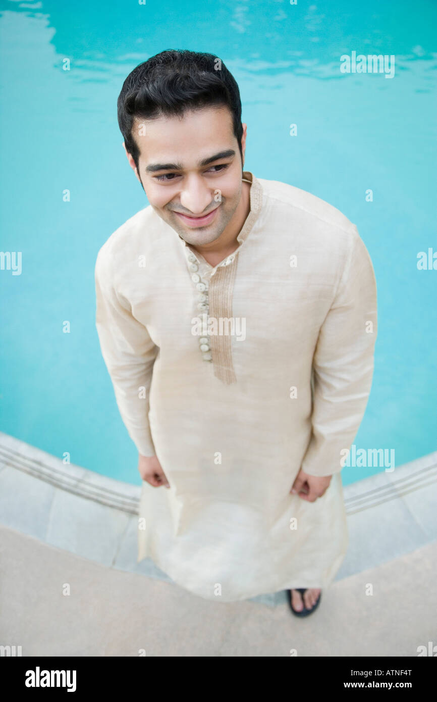 Black man pool standing hi-res stock photography and images - Alamy