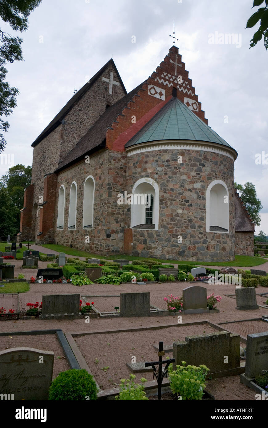 Old Uppsala church in Gamla Uppsala Stock Photo - Alamy