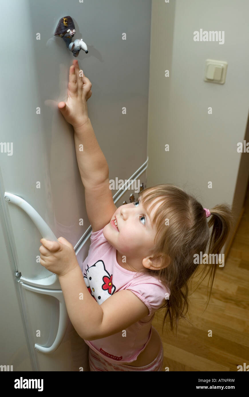 Girl reaching out Stock Photo - Alamy