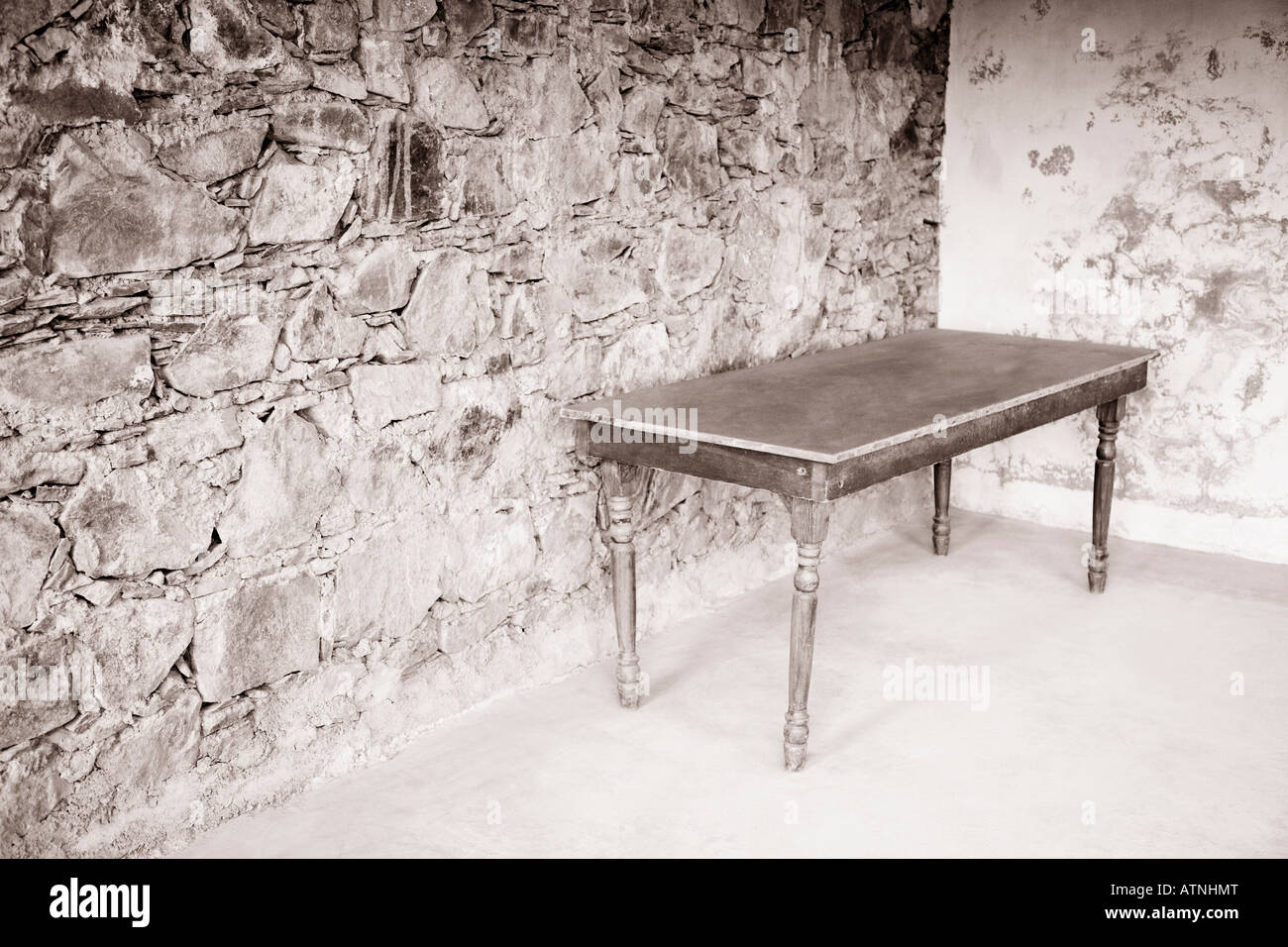 Table in a room Stock Photo - Alamy