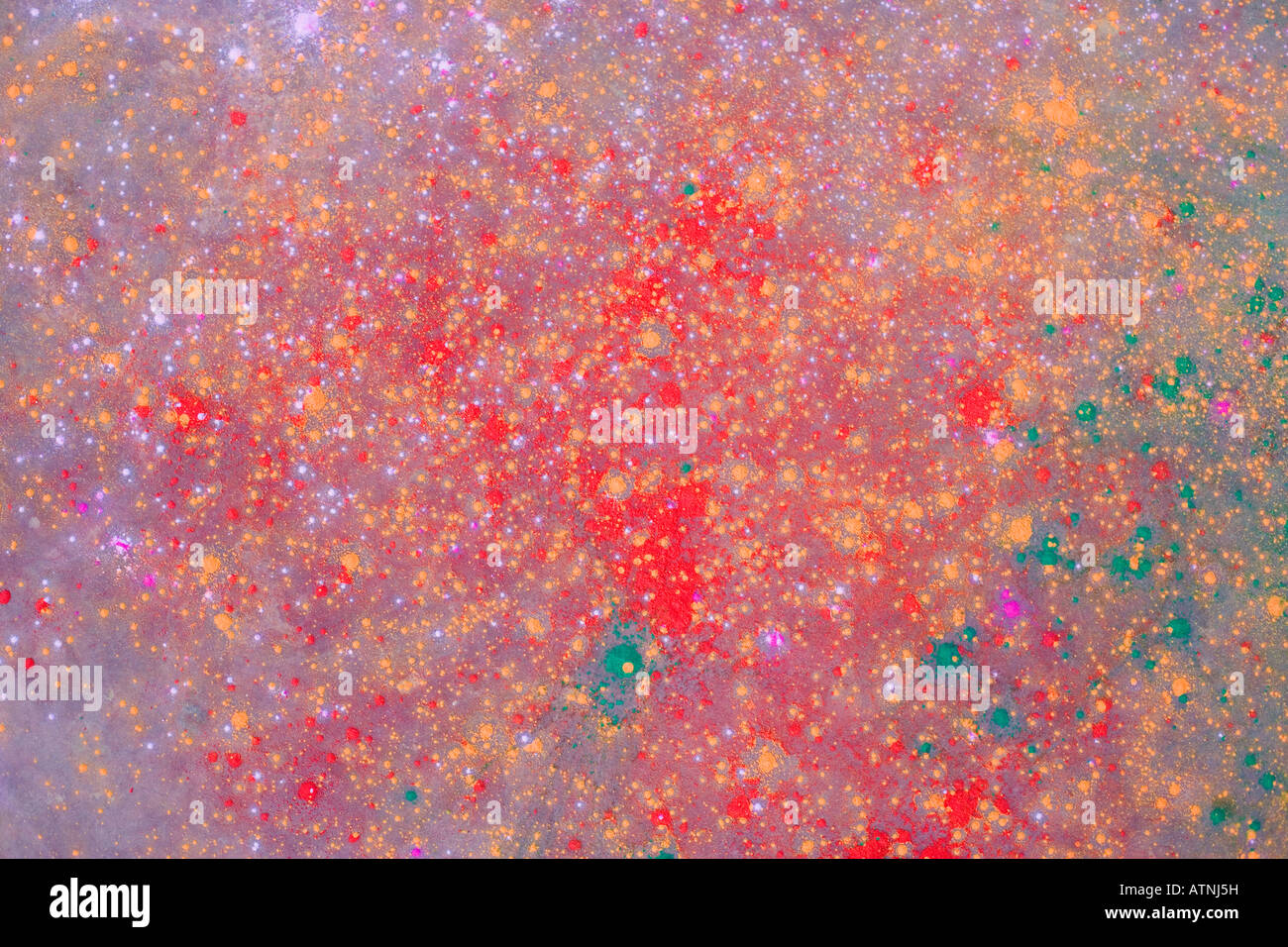 Powder paint on a wall Stock Photo - Alamy