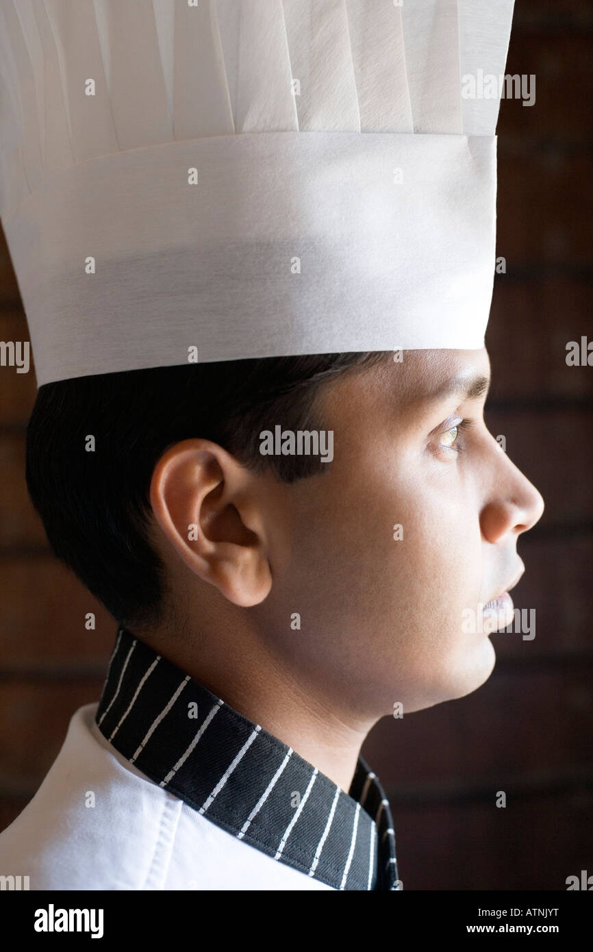 Side profile of a chef Stock Photo - Alamy