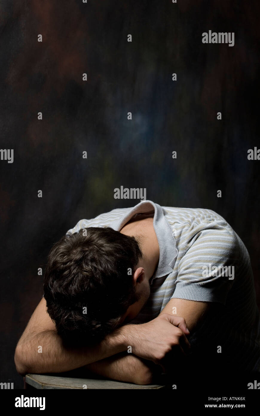 Young man crying Stock Photo - Alamy