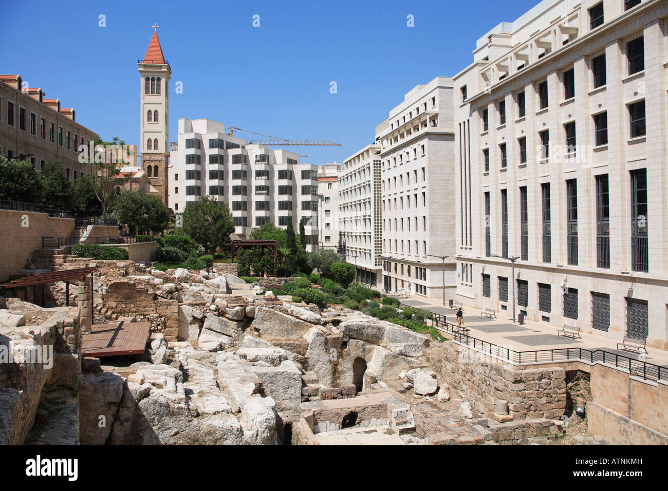 The Roman Baths Beirut Lebanon Stock Photo - Alamy