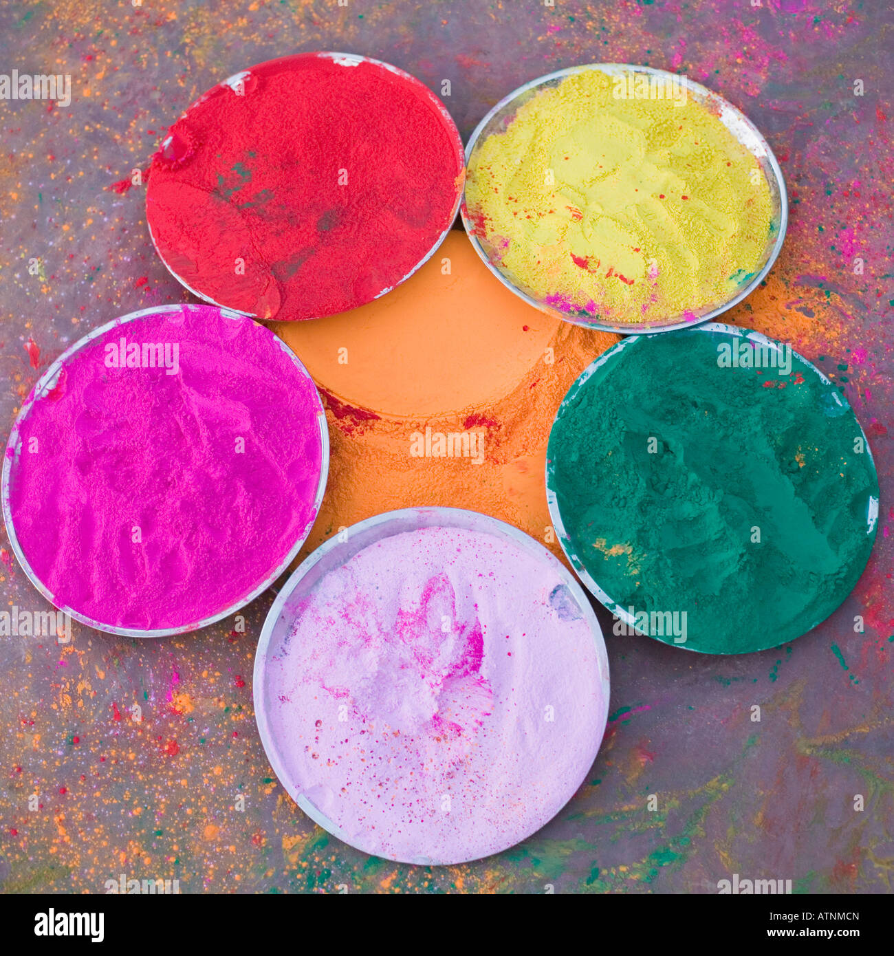 Holi festival color powder hi-res stock photography and images - Alamy