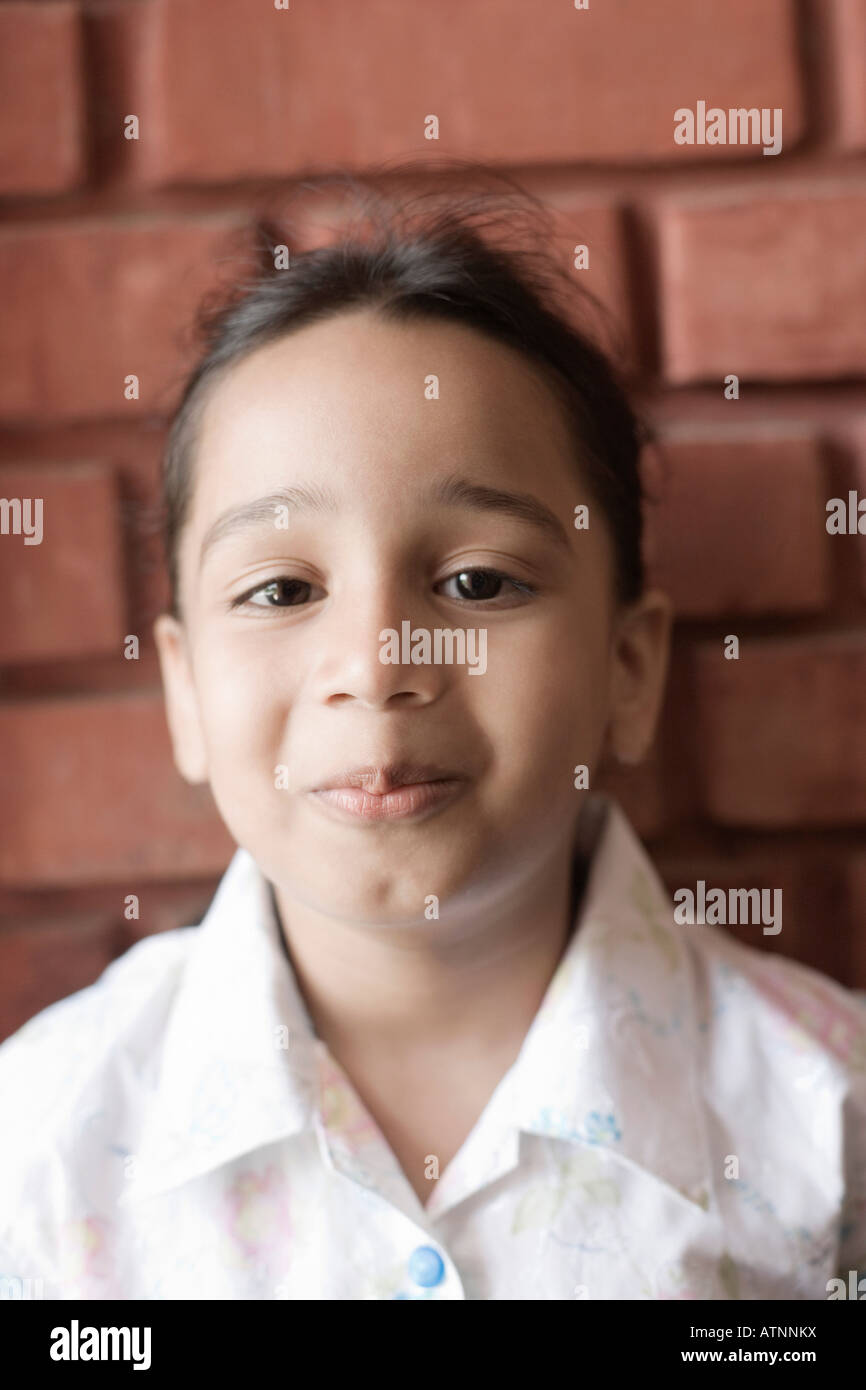 Girl smirking hi-res stock photography and images - Alamy