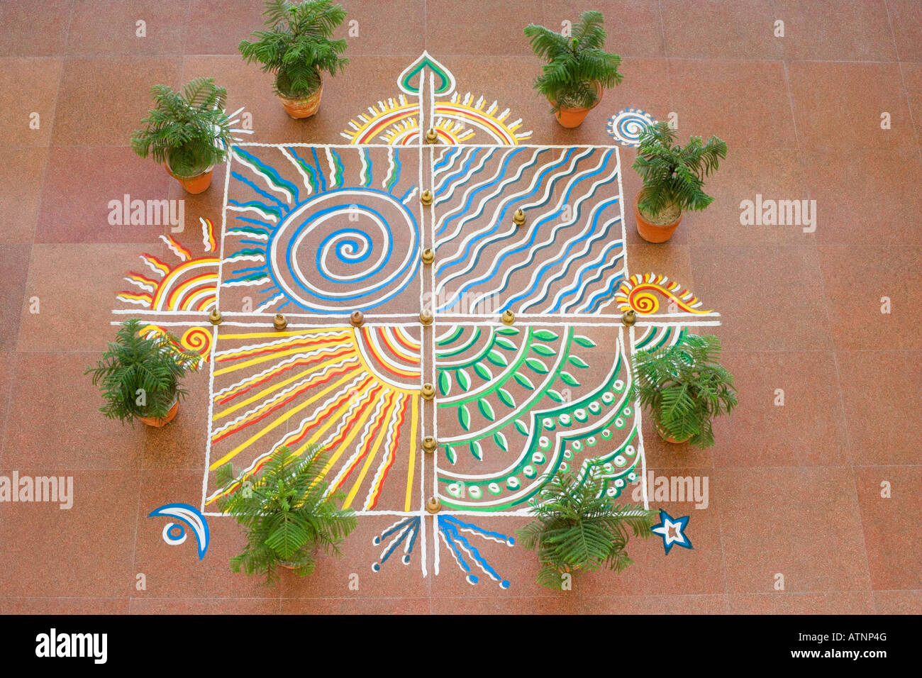 Rangoli ideas hi-res stock photography and images - Alamy
