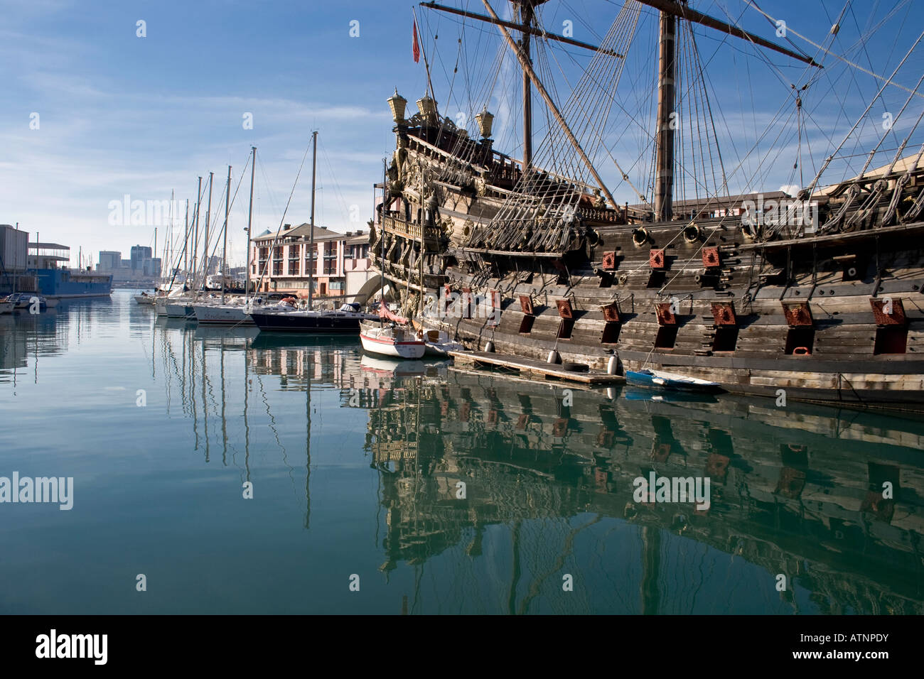 Old port Ship Stock Photo - Alamy
