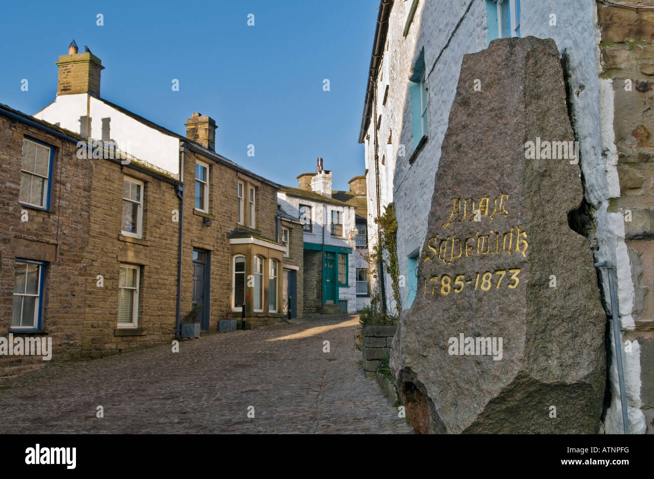 Dent village Yorkshire Dales Cumbria UK Stock Photo - Alamy