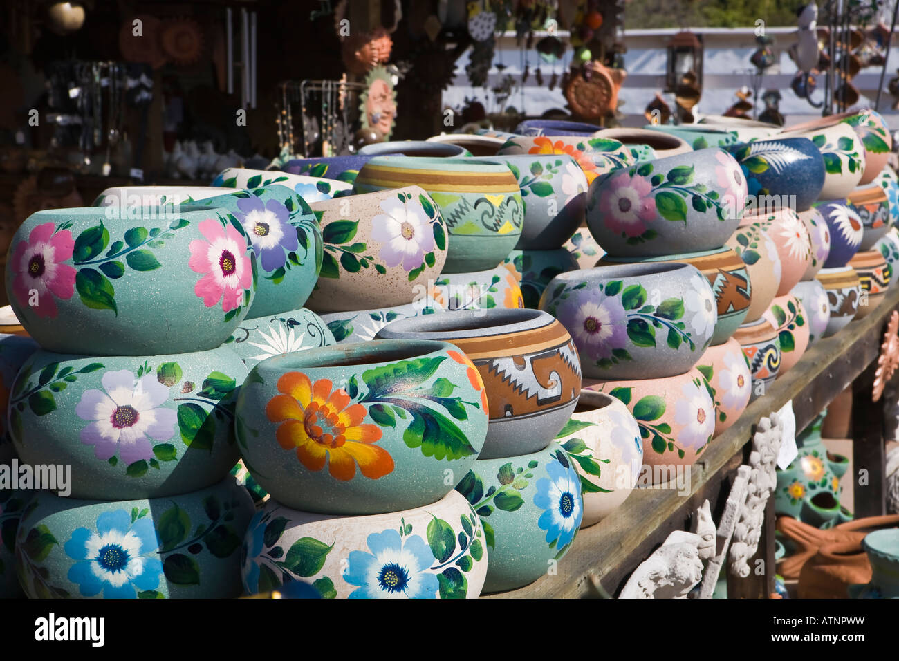 Old Town San Diego Historical Park pottery shop Stock Photo - Alamy