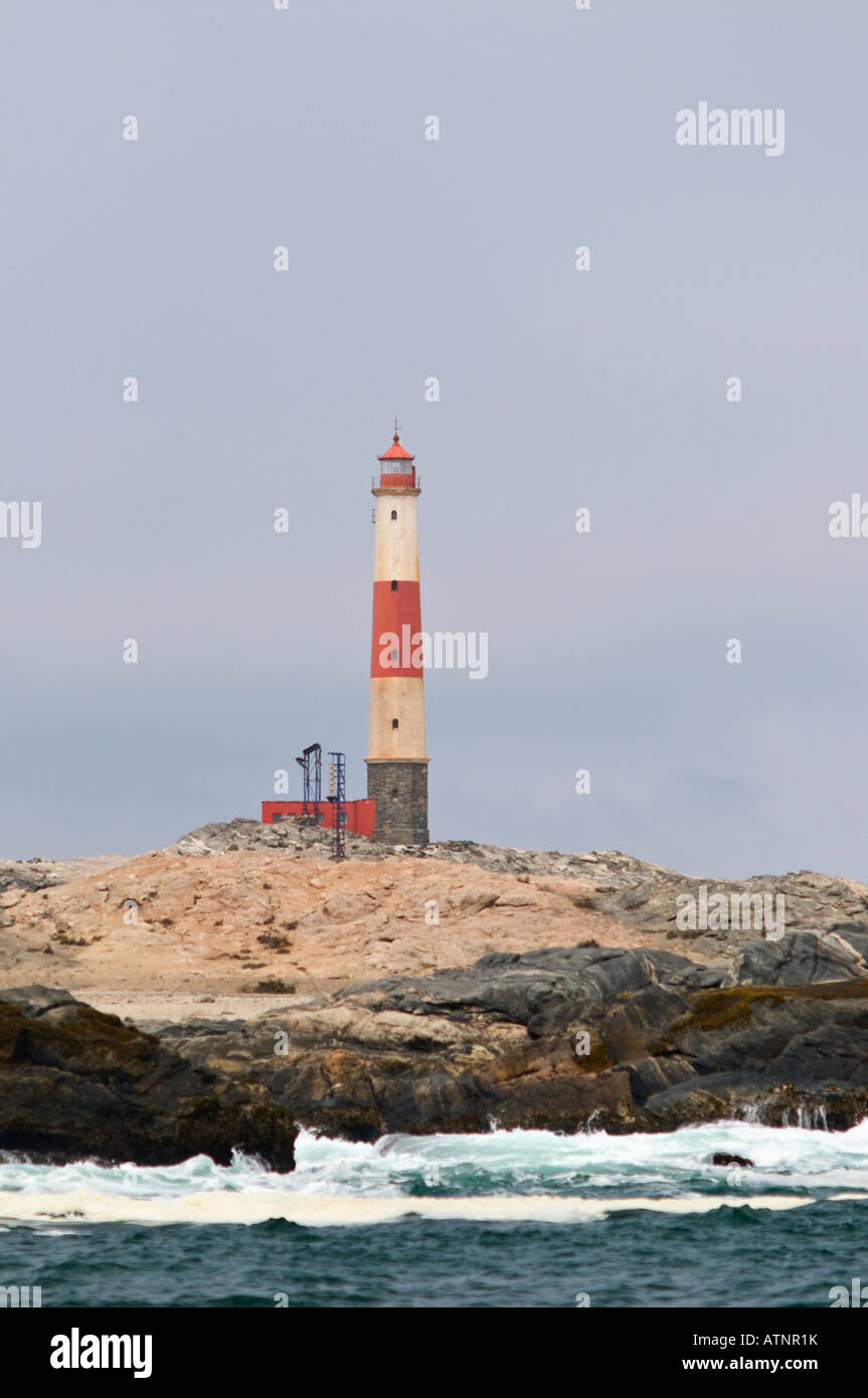 Diaz Point LIghthouse near Luderitz Namibia from the Atlantic Ocean ...