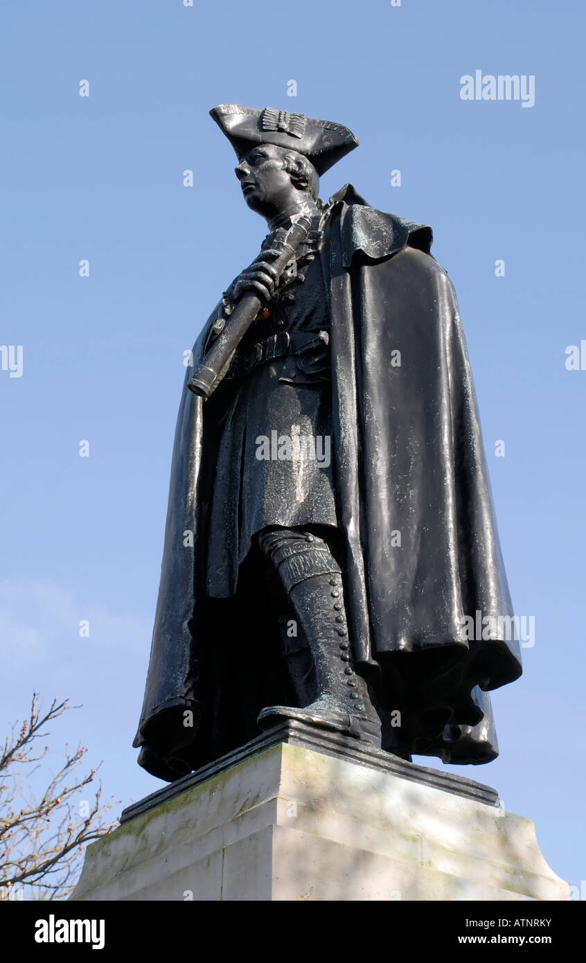 Statue of Major general James Wolfe Stock Photo - Alamy