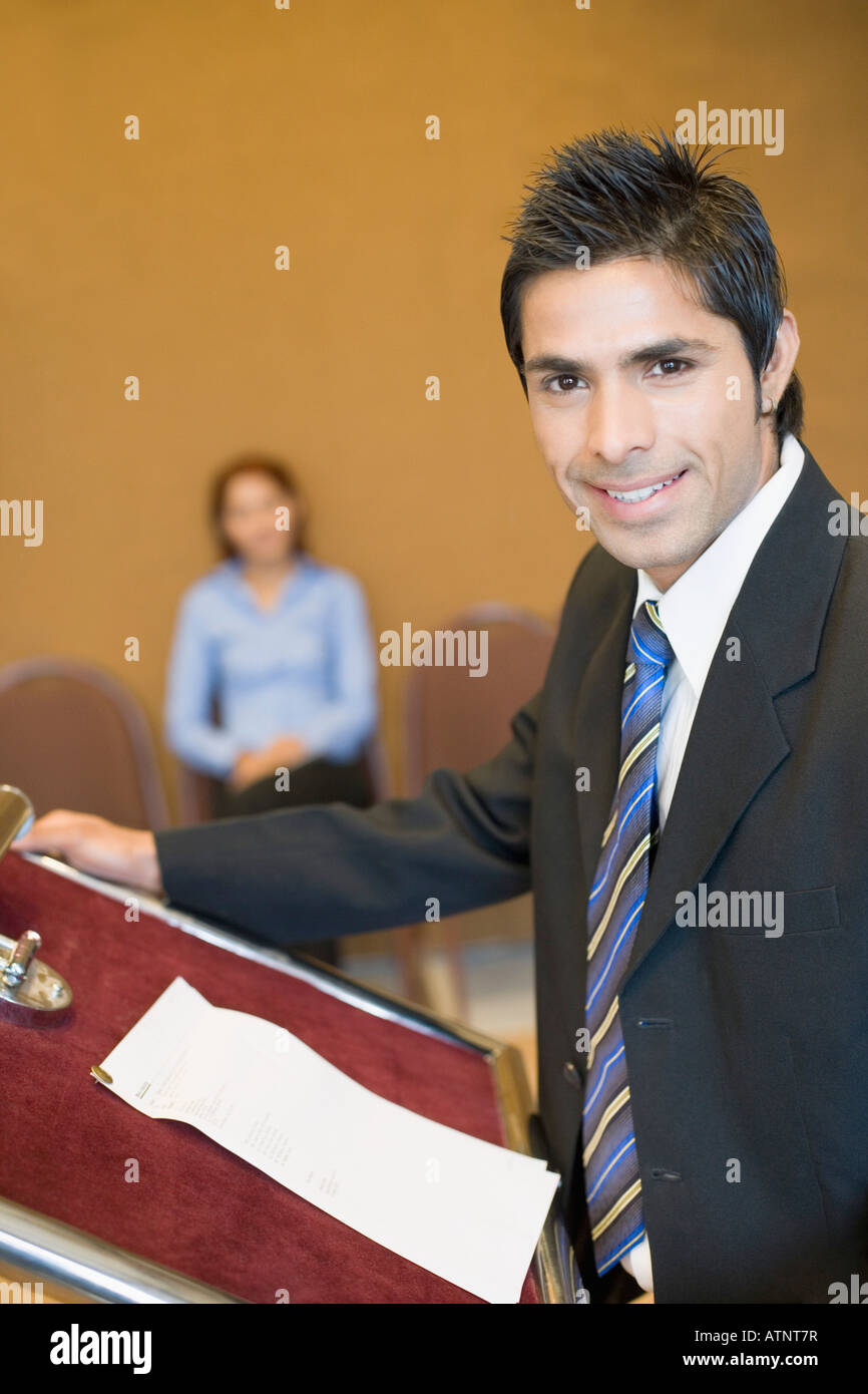 Portrait podium hi-res stock photography and images - Alamy