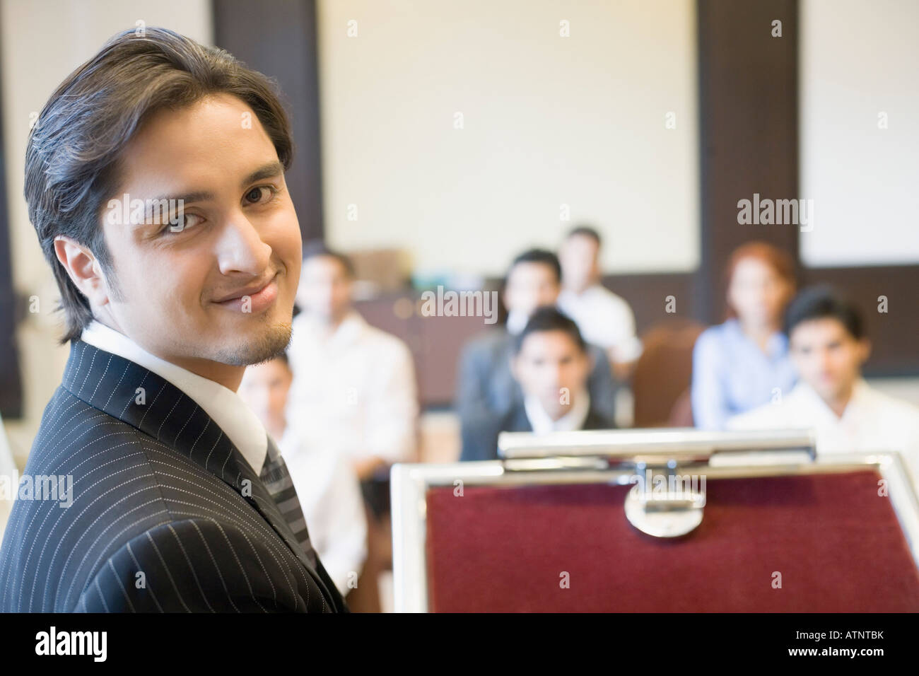 Man lectern suit hi-res stock photography and images - Alamy
