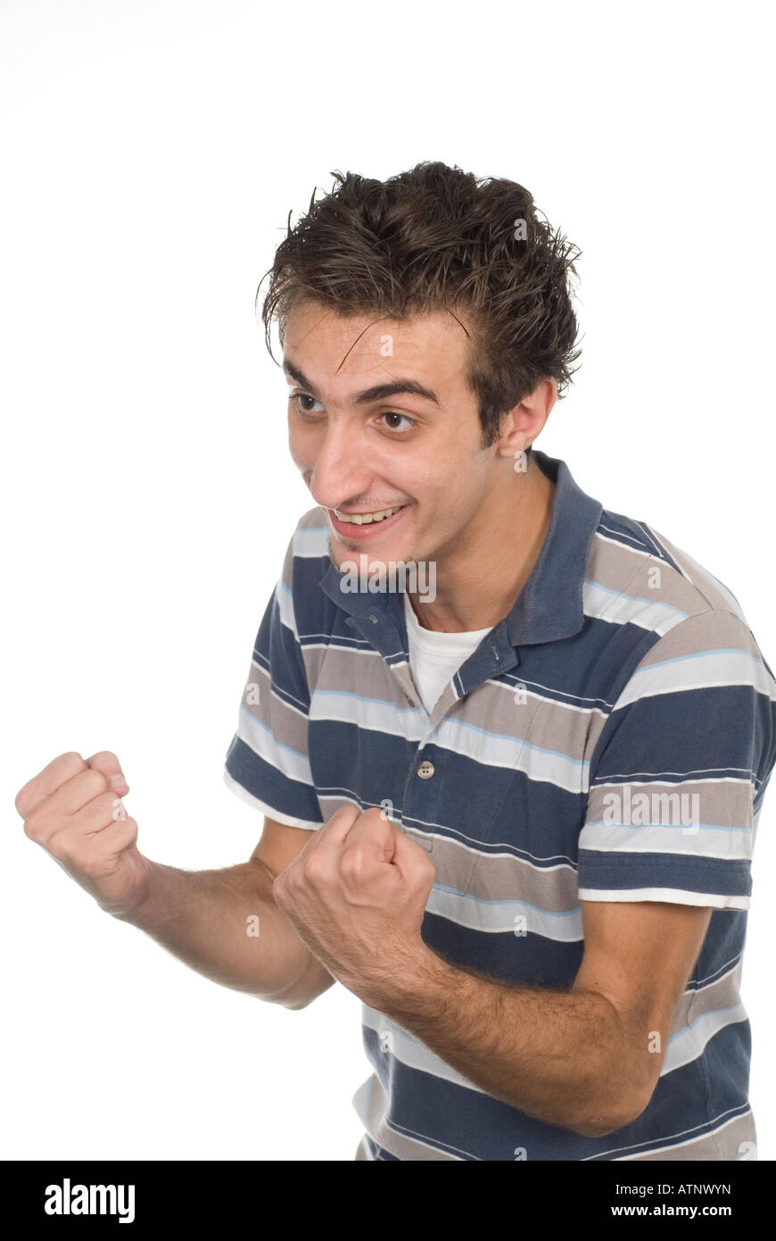 Teenager excitement Yes happy Stock Photo - Alamy