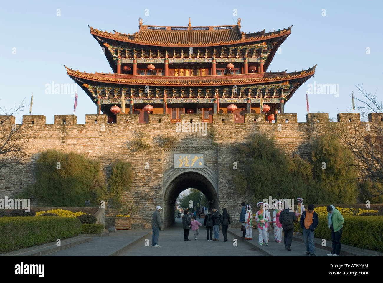 Dali Ancient City, South Gate, Yunnan Province, China Stock Photo - Alamy