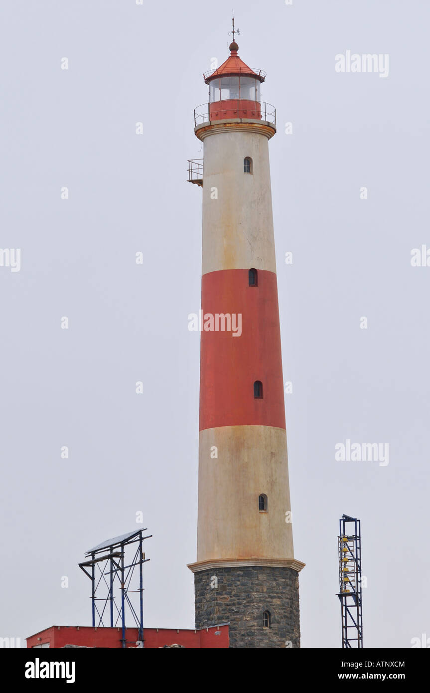 Diaz Point LIghthouse near Luderitz Namibia from the Atlantic Ocean ...