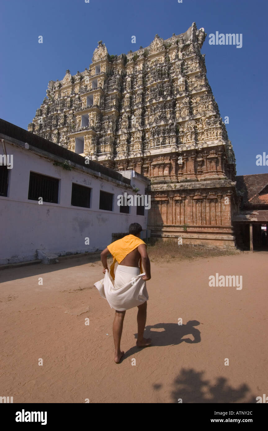 INDIA, Padmanabha Swami Hindu Temple, dedicated to Vishnu, Trivandrum ...