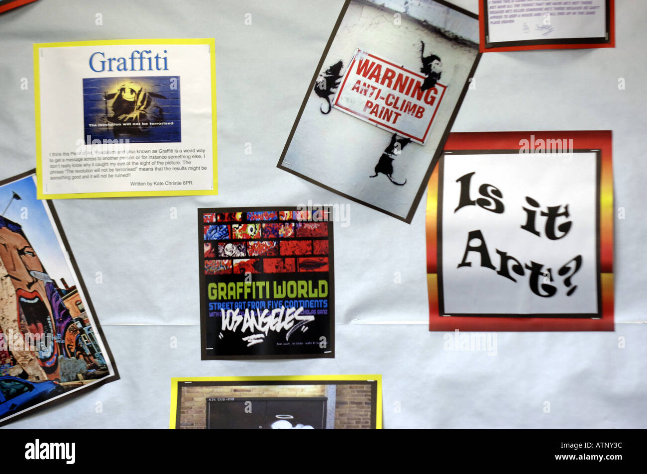 graffiti, school display, education, crime, criminal, art, modern ...
