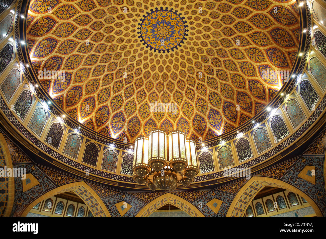 Iranian dome in the Ibn Batutta Shopping Mall Dubai Stock Photo - Alamy