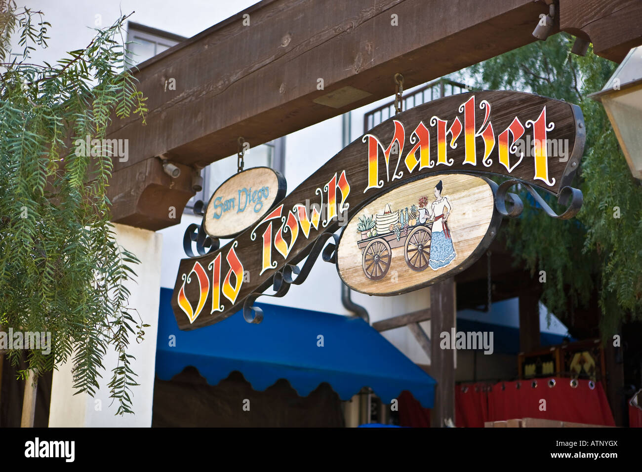Old Town San Diego Historical Park sign Stock Photo - Alamy