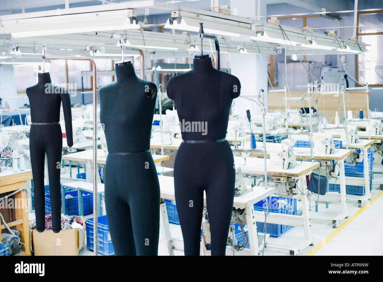 Mannequins in a textile industry Stock Photo - Alamy