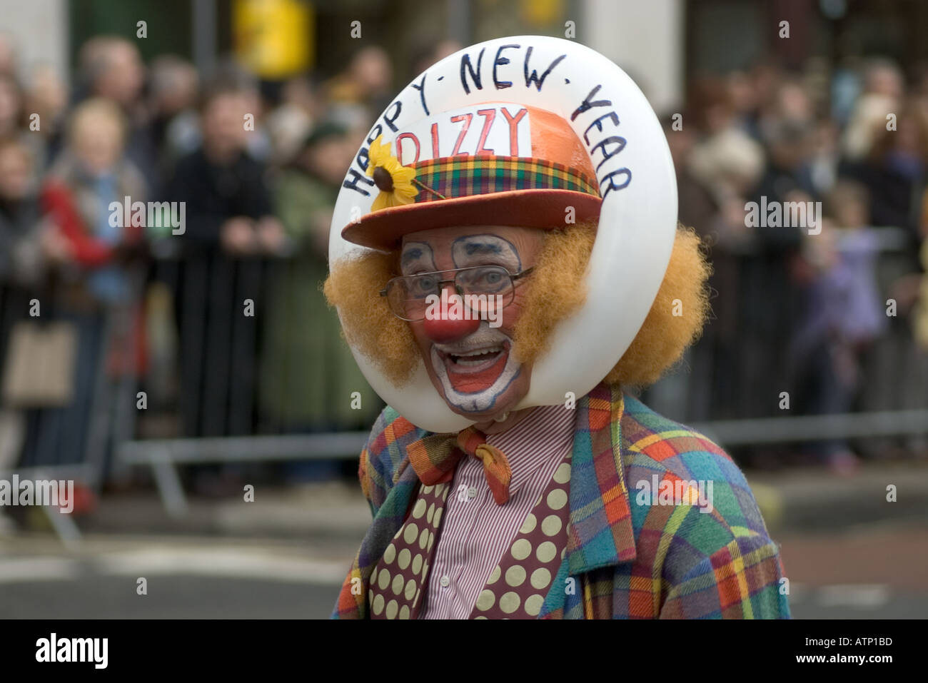 Happy New Year Clown Stock Photo - Alamy