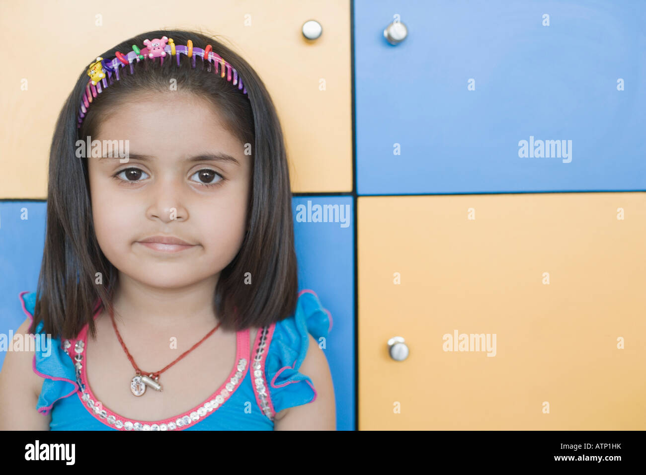 Portrait of a girl staring Stock Photo - Alamy