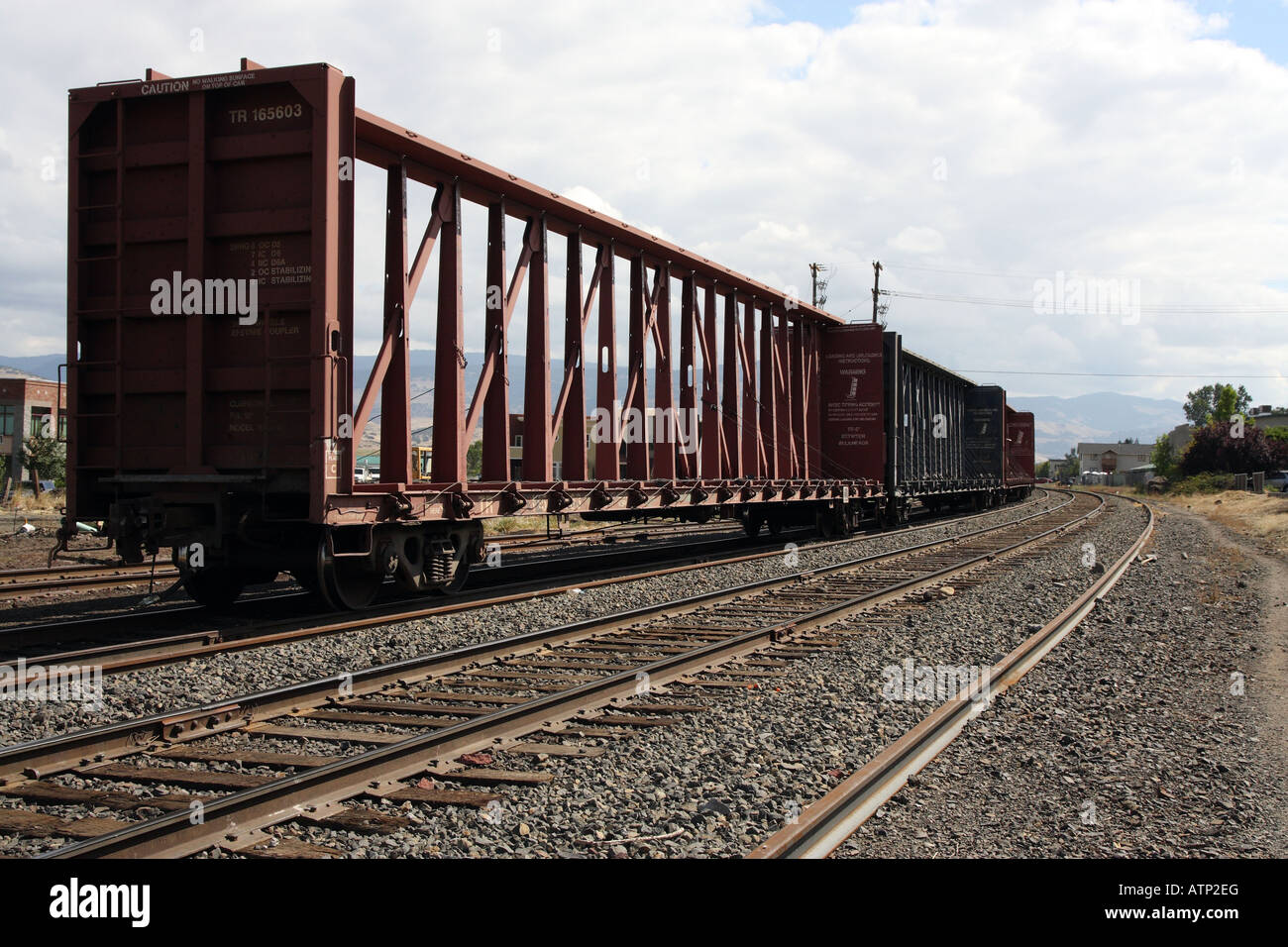 Empty rail cars hi-res stock photography and images - Alamy