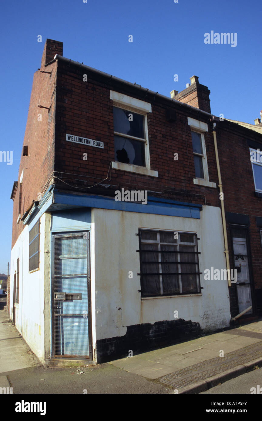 Traditional Corner Shop Closed Down Awaiting Demolition Stoke-on-Trent ...
