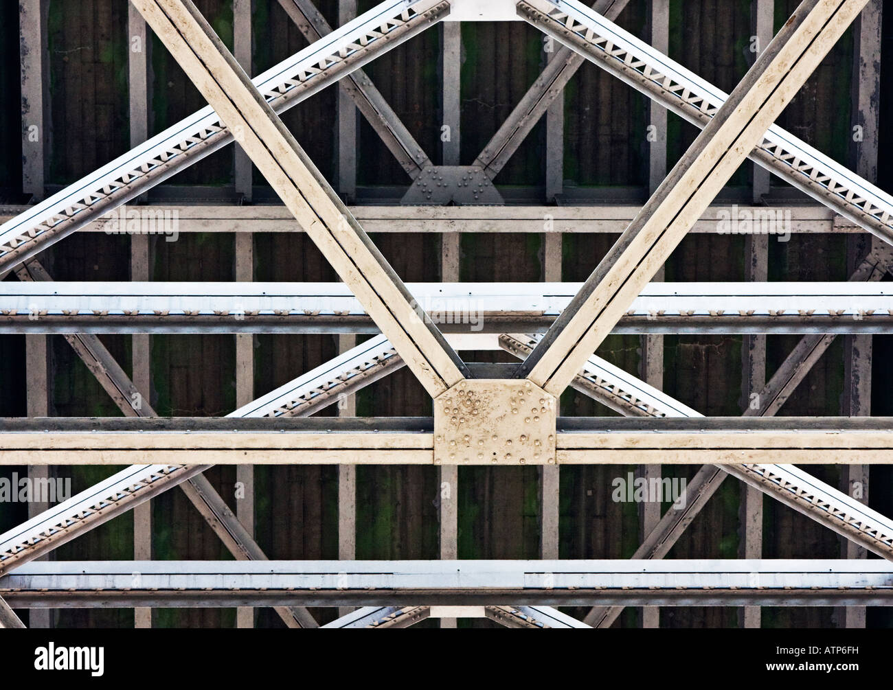 Underside of bridge Stock Photo - Alamy