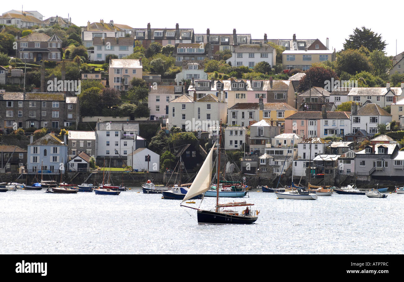 Polruan in Cornwall UK 2006 Stock Photo - Alamy