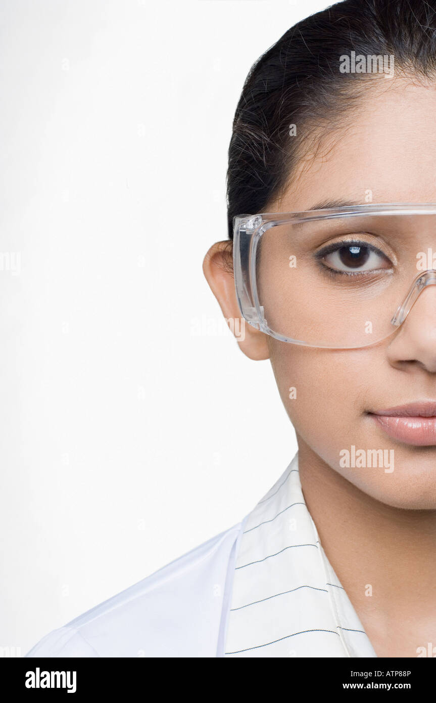 Portrait of a female lab technician Stock Photo - Alamy