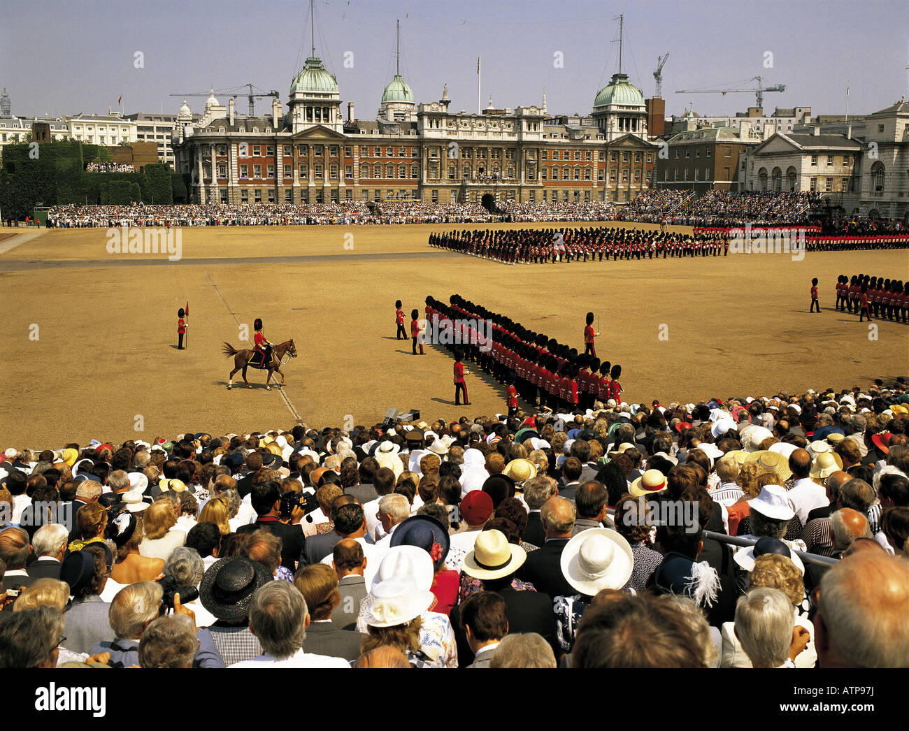 Trooping the Colour ceremony at Horse Guards Parade near St. James Park ...