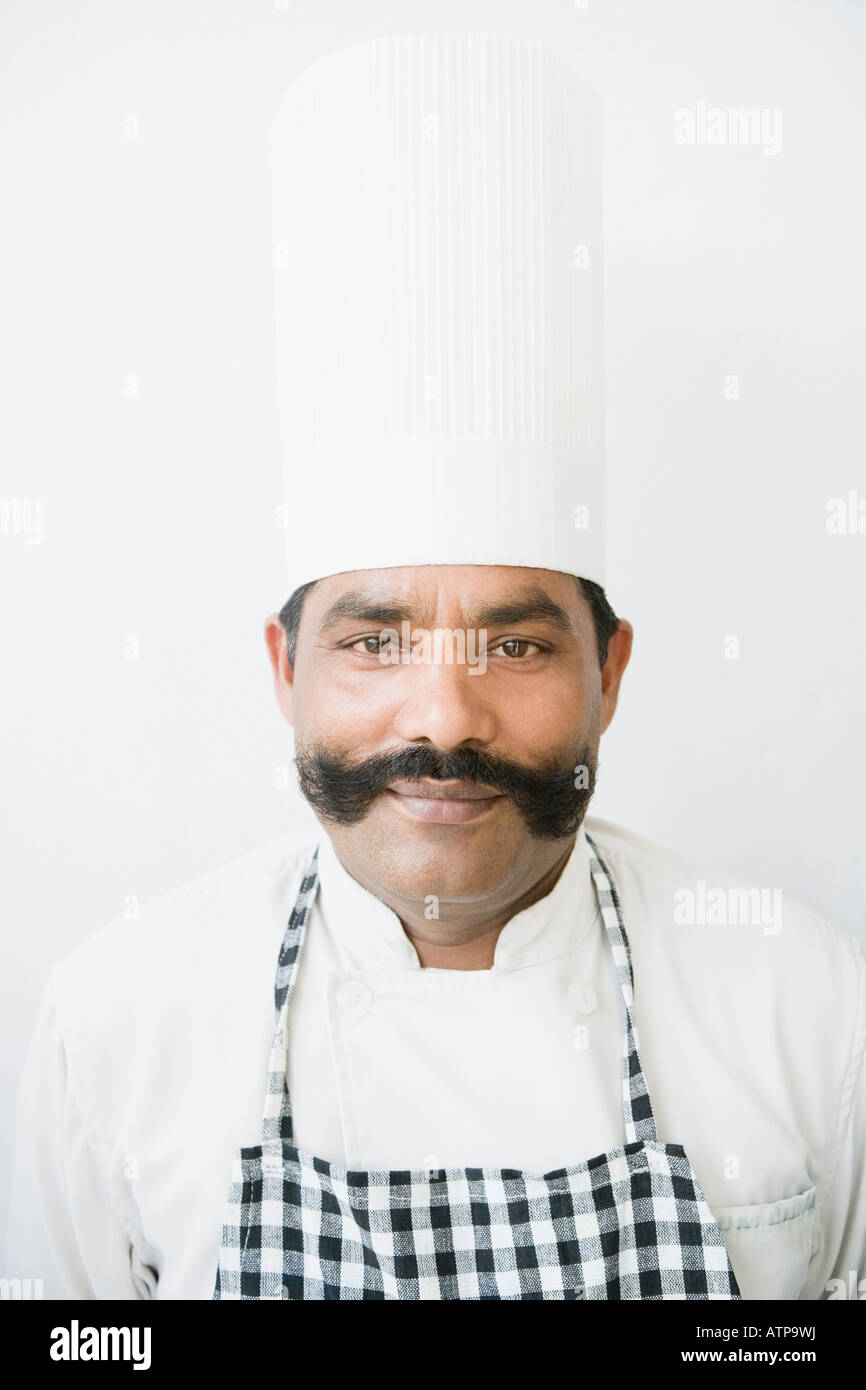 Portrait of a chef Stock Photo - Alamy