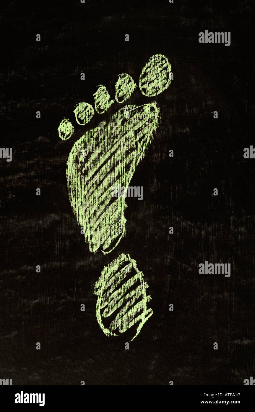 Carbon footprint concept footprint hi-res stock photography and images ...