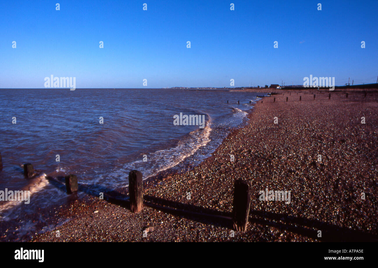Whitstable beach waves hi-res stock photography and images - Alamy