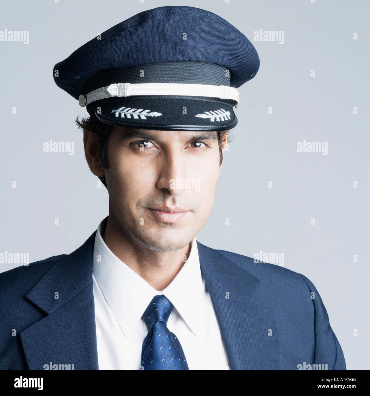 Portrait of a pilot Stock Photo - Alamy