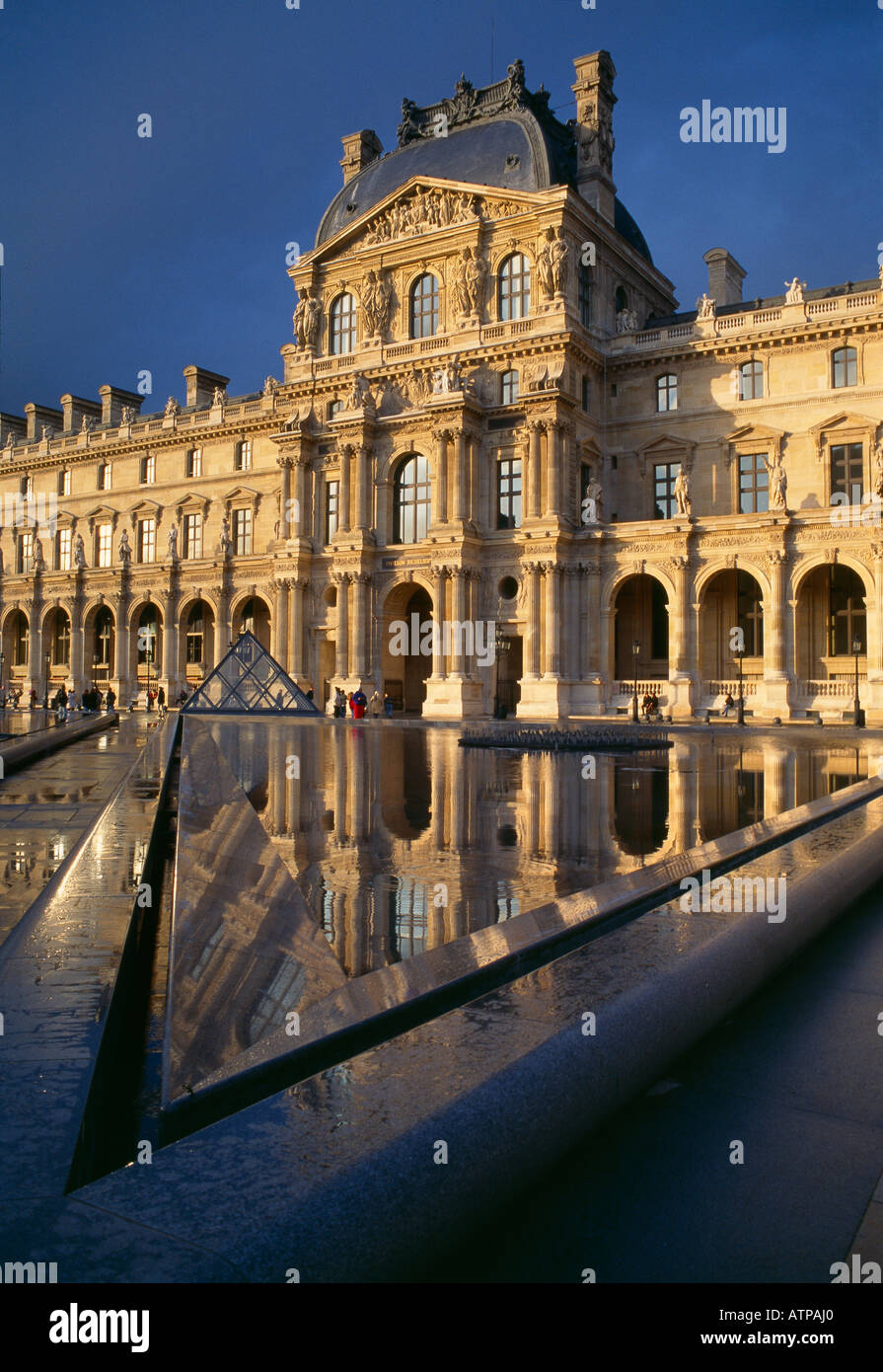 the Palais du Louvre Paris France Stock Photo - Alamy