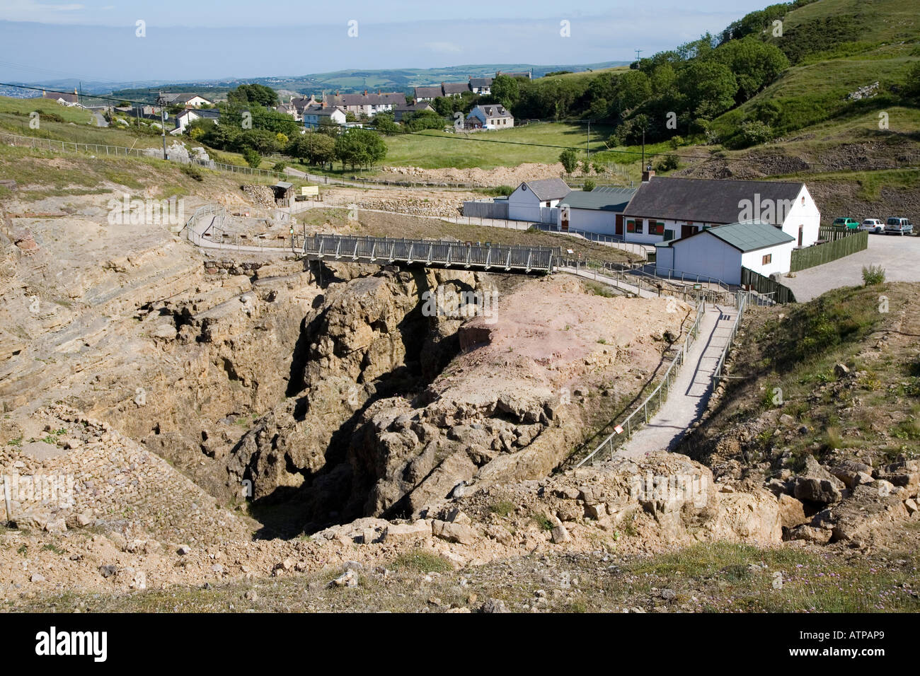 Excavations at the Great Orme Ancient Copper Mines Llandudno Wales UK ...